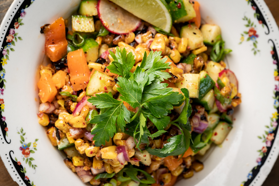 Charred Corn Salad – Zing Pantry Shortcuts